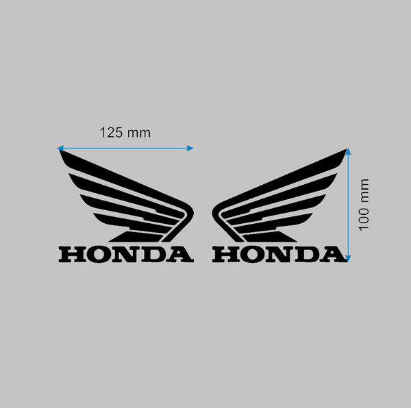 honda logo stickers (PAIR) – custom printing