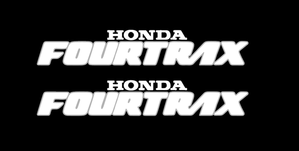 honda 250 fourtrax stickers (pair) – custom printing