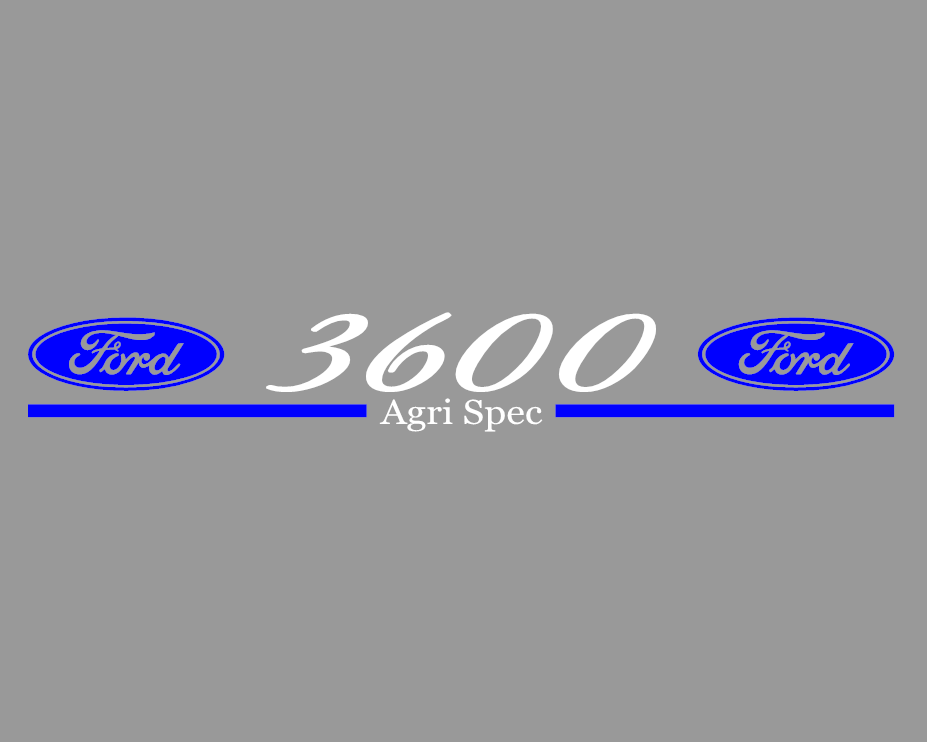 ford 3600 agri spec sticker + free massey keyring – custom printing